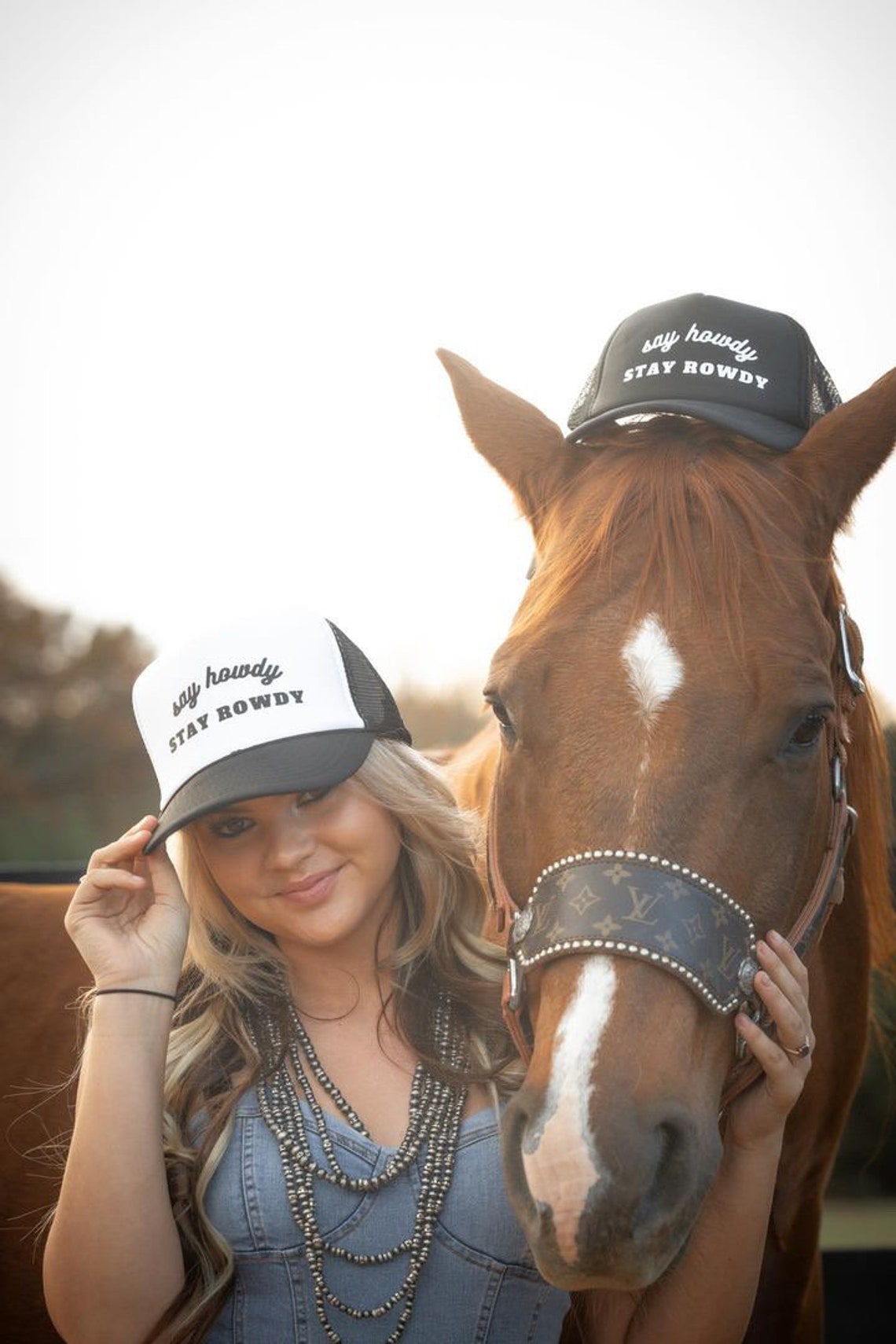 Black 'say Howdy, Stay Rowdy' Trucker Hat: Bachelorette Party Gift - Etsy