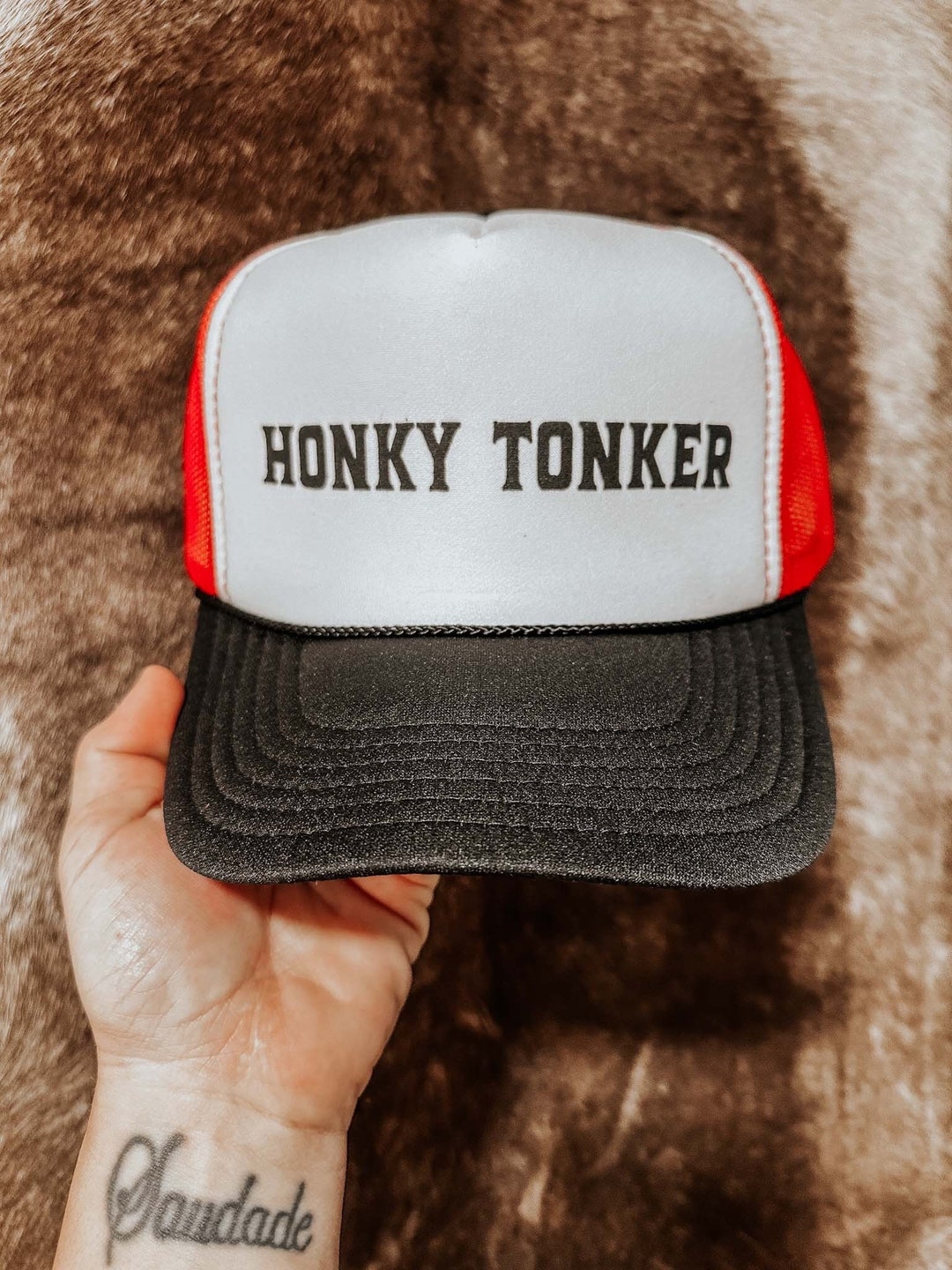 Honky Tonker Trucker Hat, Party Hat, Bachelorette Hat, Birthday Gift ...