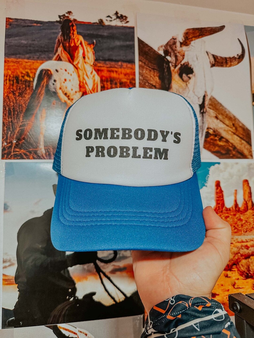 Somebody's Problem Trucker Hat, Party Hat, Bachelorette Hat, Birthday ...