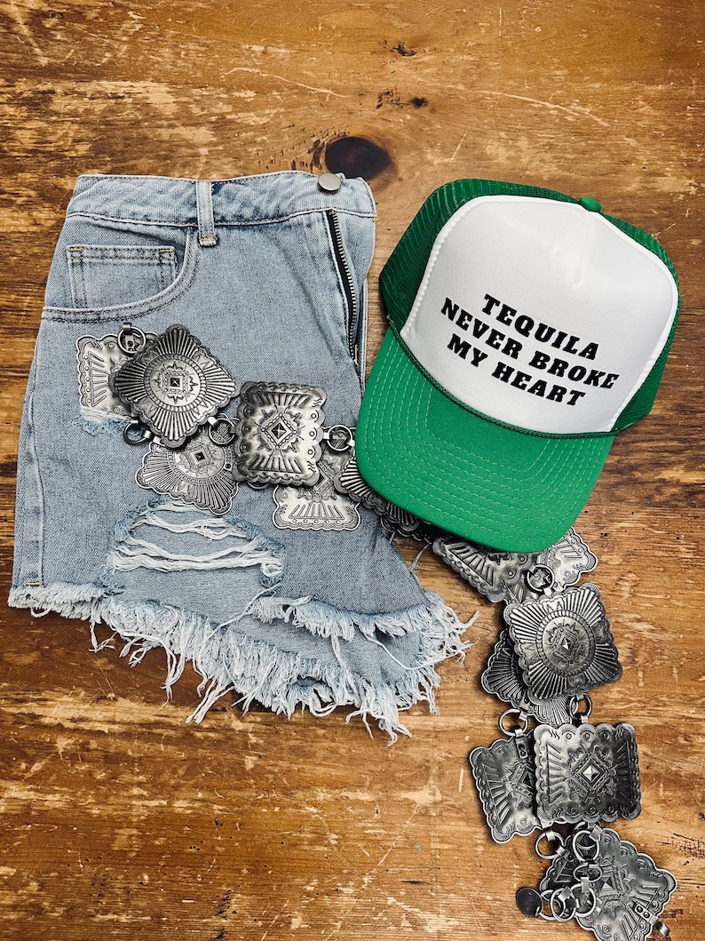Tequila Never Broke My Heart Trucker Hat: Sassy Party Gift - Etsy