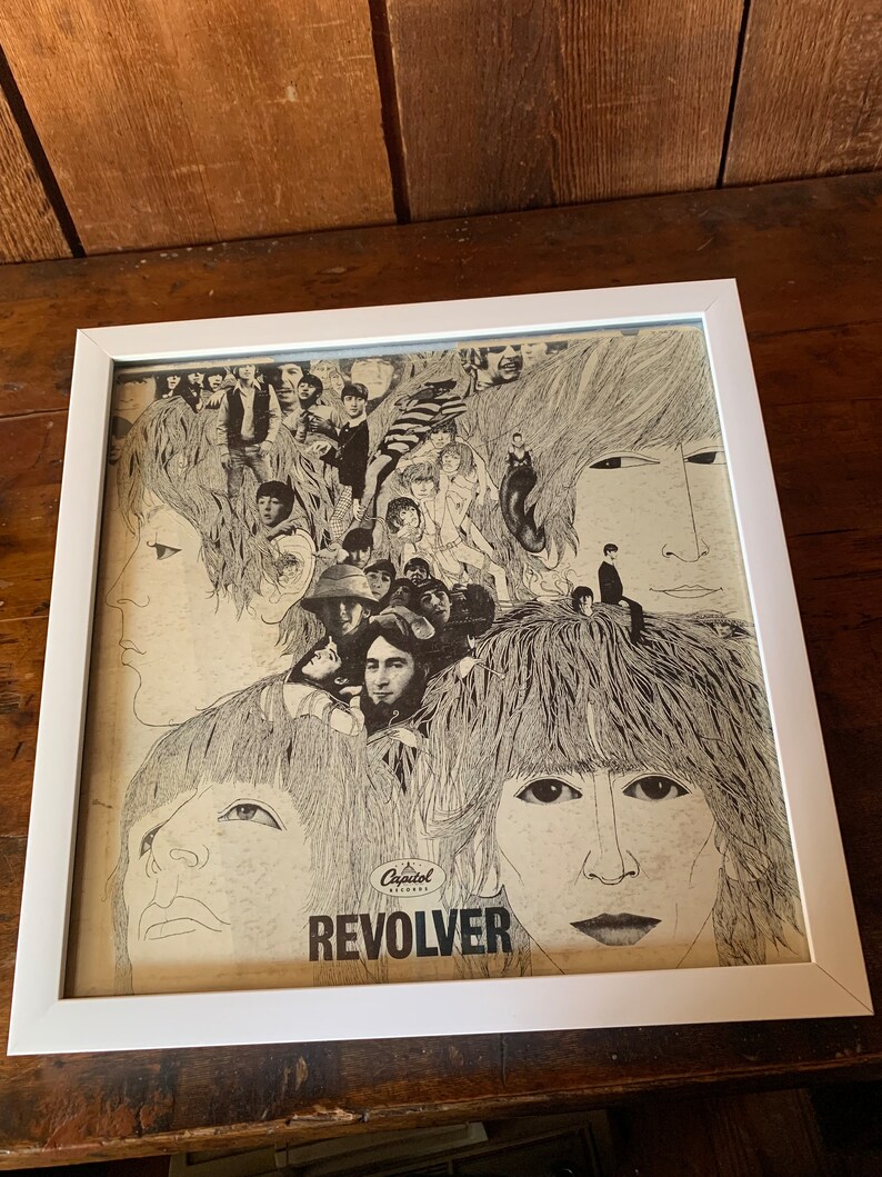 Beatles Revolver Framed Album Cover - Etsy