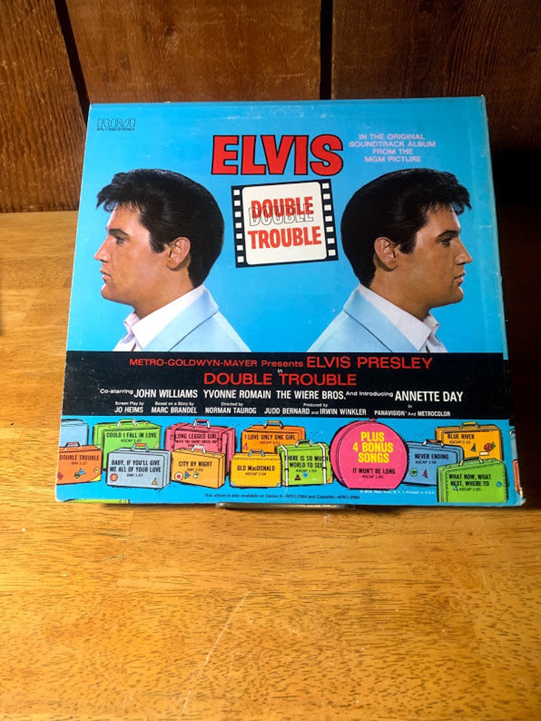 Elvis Double Trouble Vintage Vinyl Record Album - Etsy