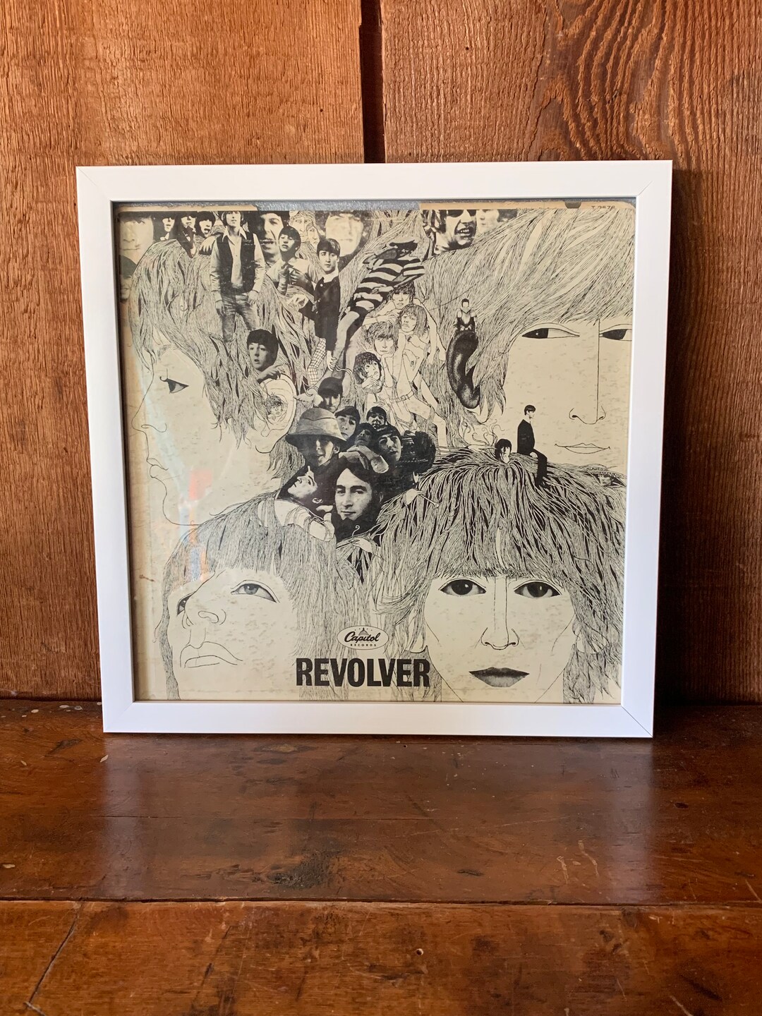 Beatles Revolver Framed Album Cover - Etsy