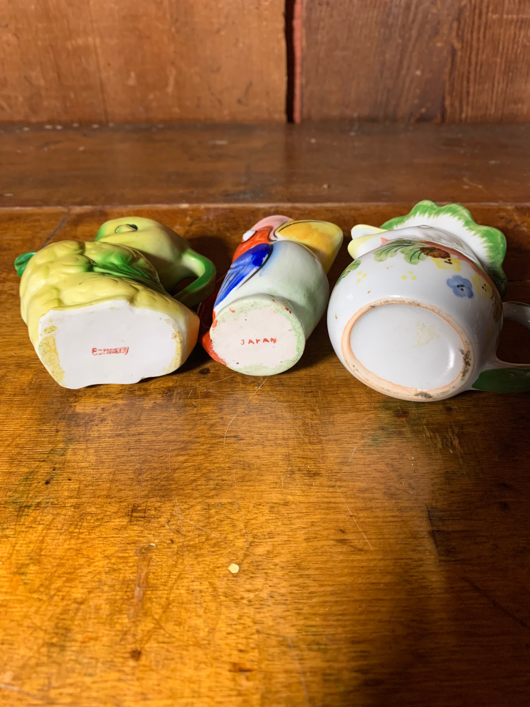 Mini Bird Pitchers- Set of Three - Etsy
