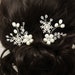 Snowflake Hair Pins, Bridesmaid Hair Pins, Wedding Hair Vine, Snowflake ...