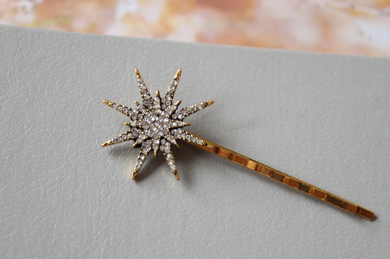 Celestial Hair Pins Star Hair Pins Star Hair Piece Gold - Etsy UK