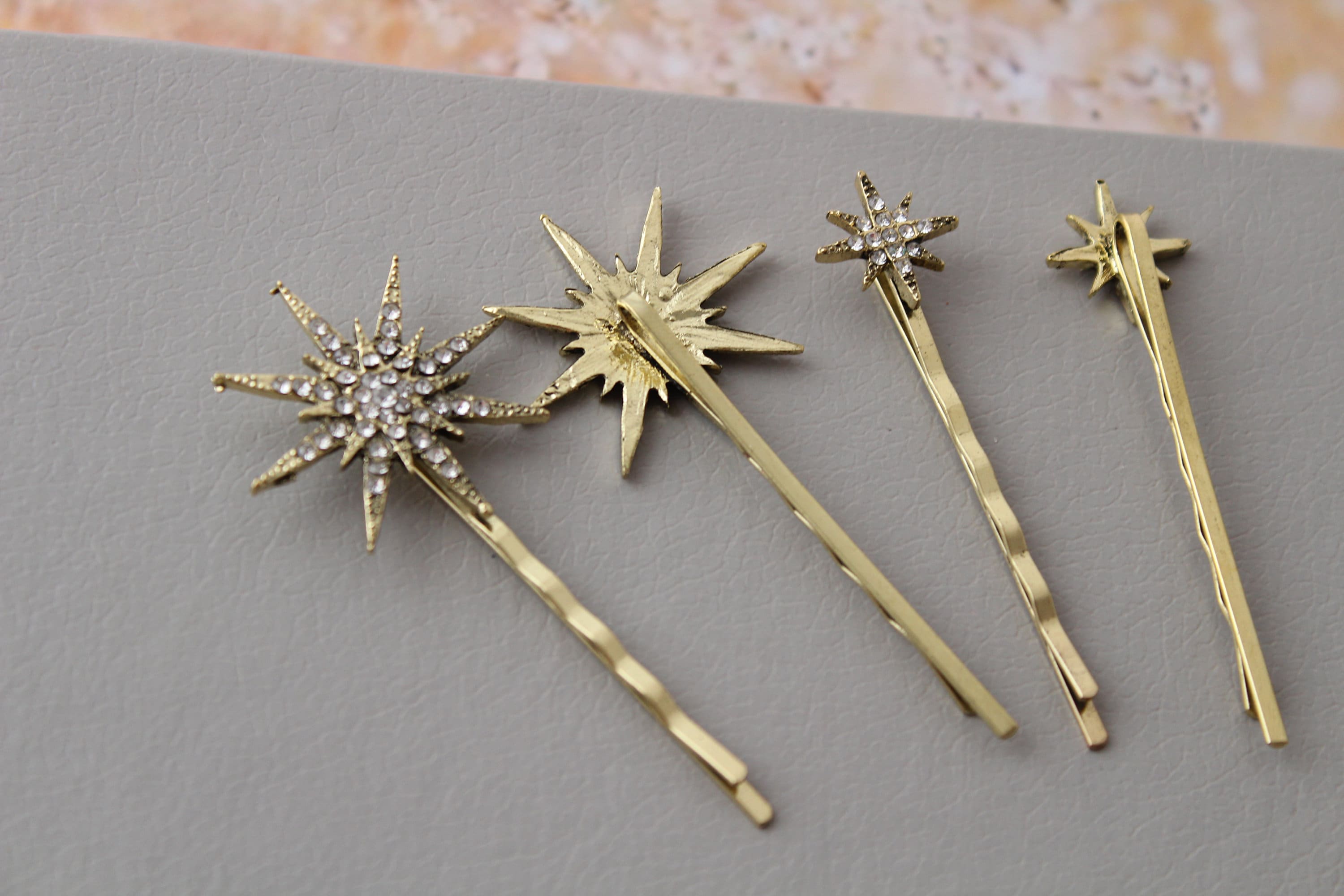 Celestial Hair Pins, Star Hair Pins, Star Hair Piece, Gold Headpiece ...