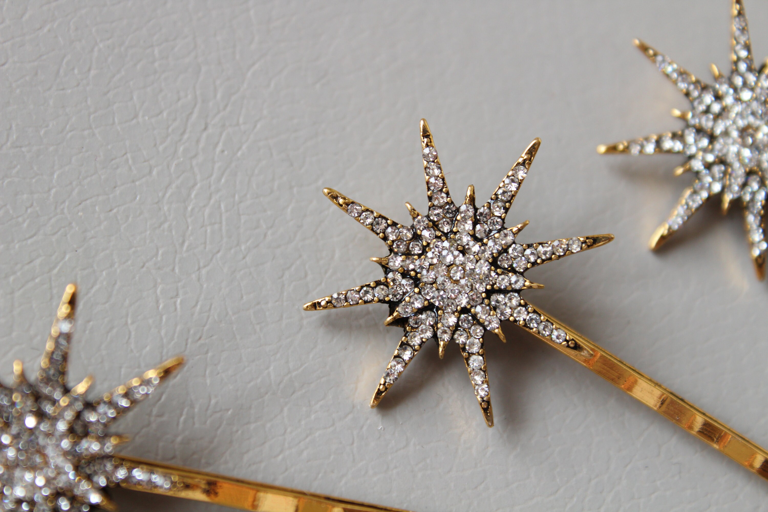 Celestial Hair pins Star Hair pins Star Hair piece Gold | Etsy