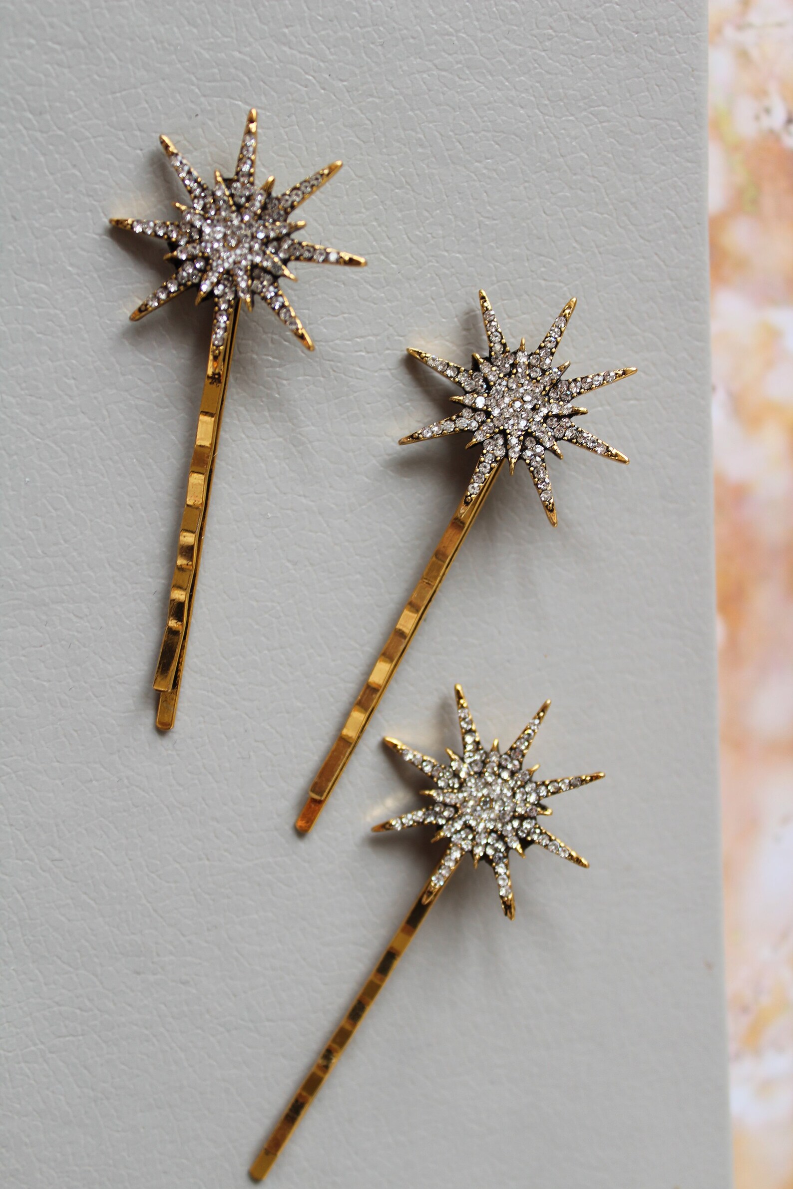 Celestial Hair pins Star Hair pins Star Hair piece Gold | Etsy