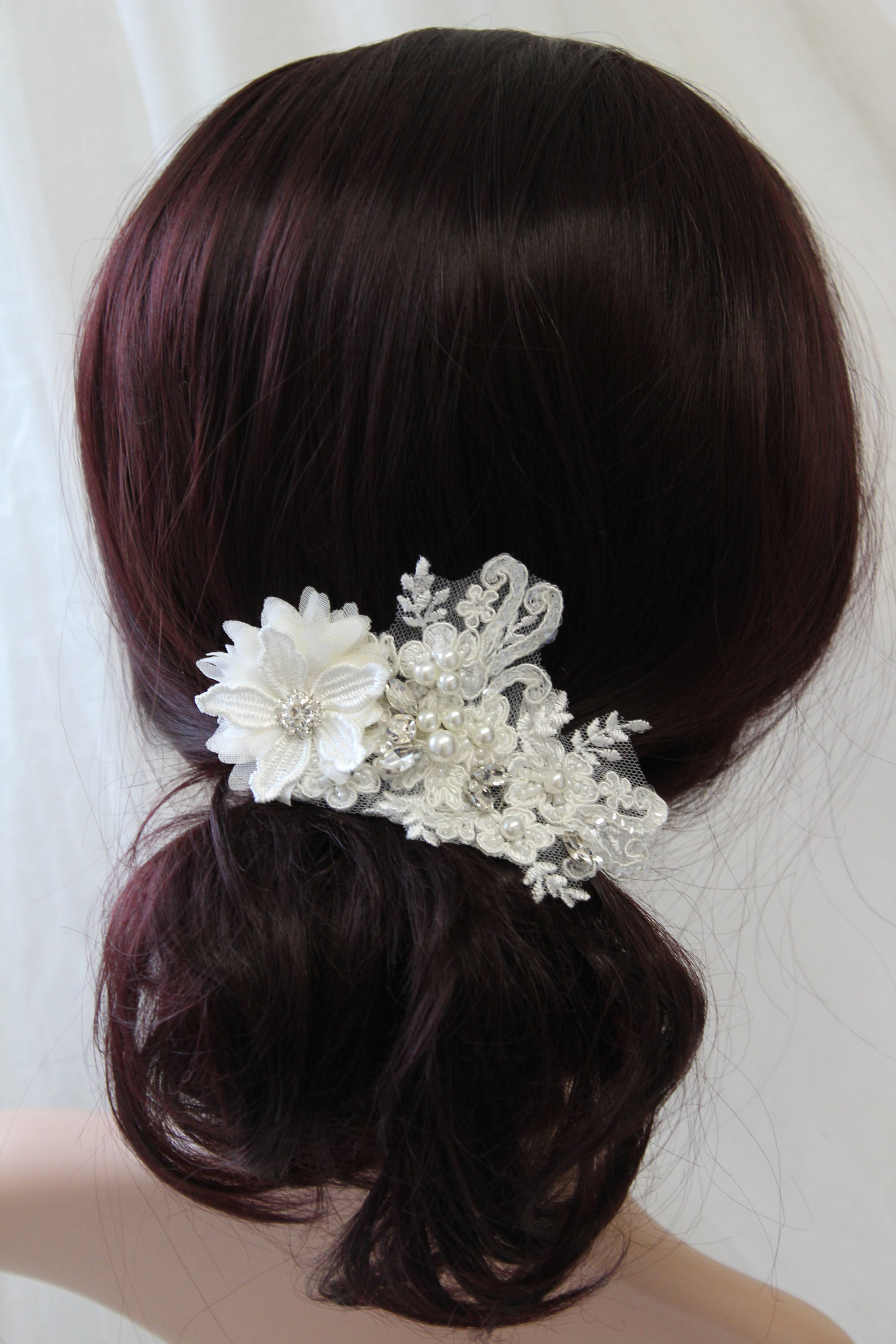 Small Lace Hair Comb Wedding Hair Comb Bridal Hair Comb - Etsy UK