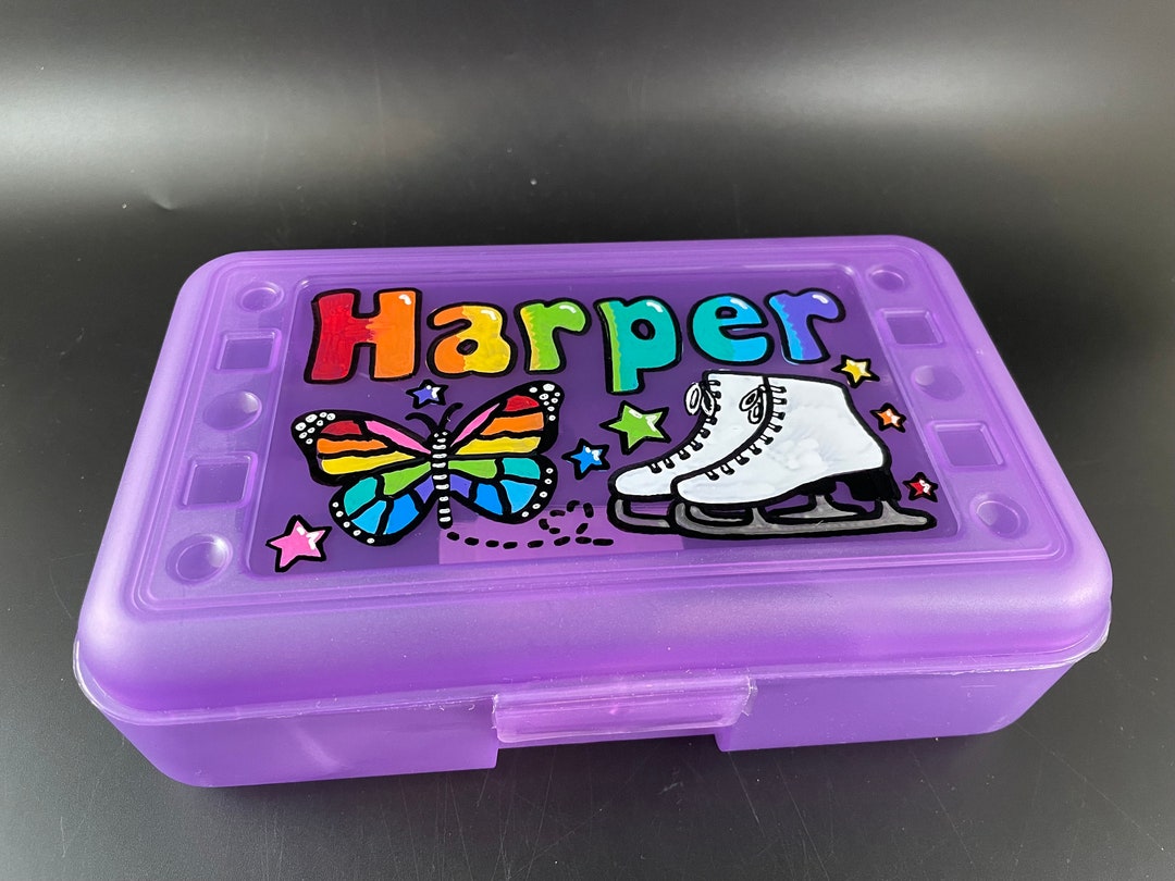 Personalized Handpainted Custom Pencil Case - Etsy