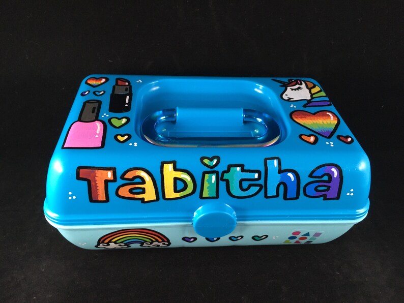 CUSTOM Personalized Petite Caboodle - Etsy