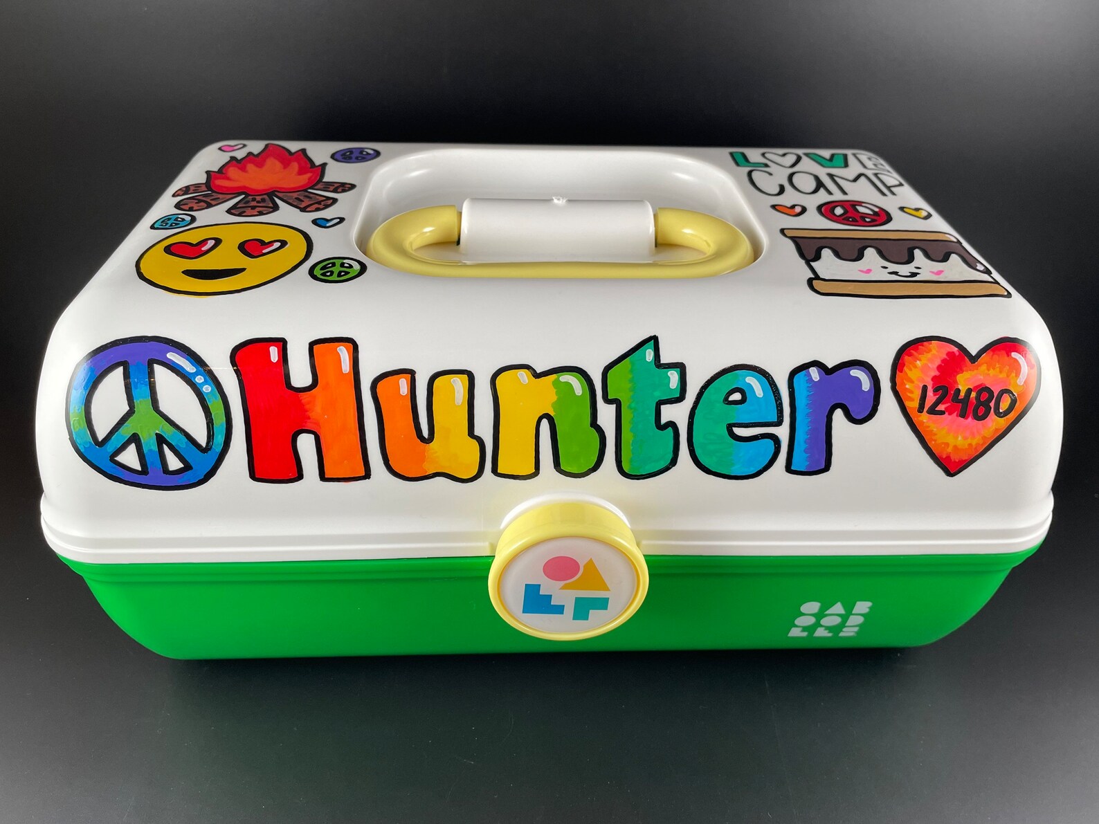 Camp Themed Caboodle Hand-painted Personalized Caboodle - Etsy