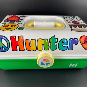 Camp Themed Caboodle Hand-painted Personalized Caboodle - Etsy