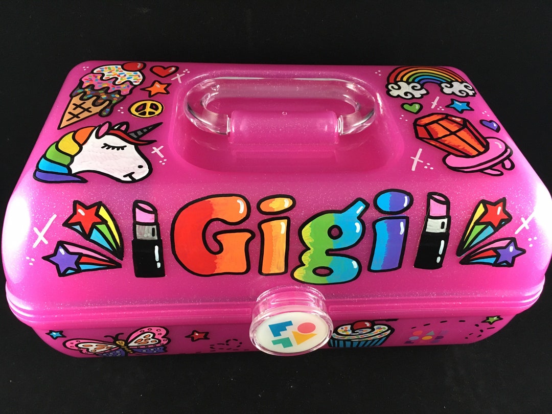 CUSTOM Hand-painted Caboodle Personalized Caboodle - Etsy