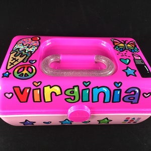 CUSTOM Personalized Petite Caboodle - Etsy
