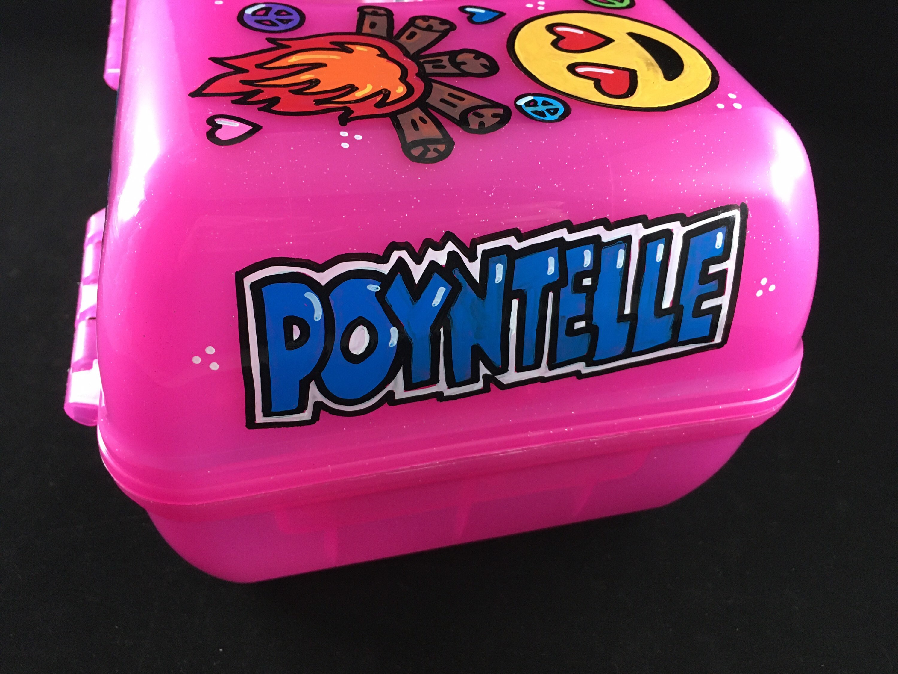 Camp Themed Caboodle Hand-painted Personalized Caboodle | Etsy