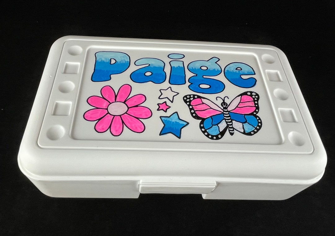 Personalized Handpainted Custom Pencil Case - Etsy
