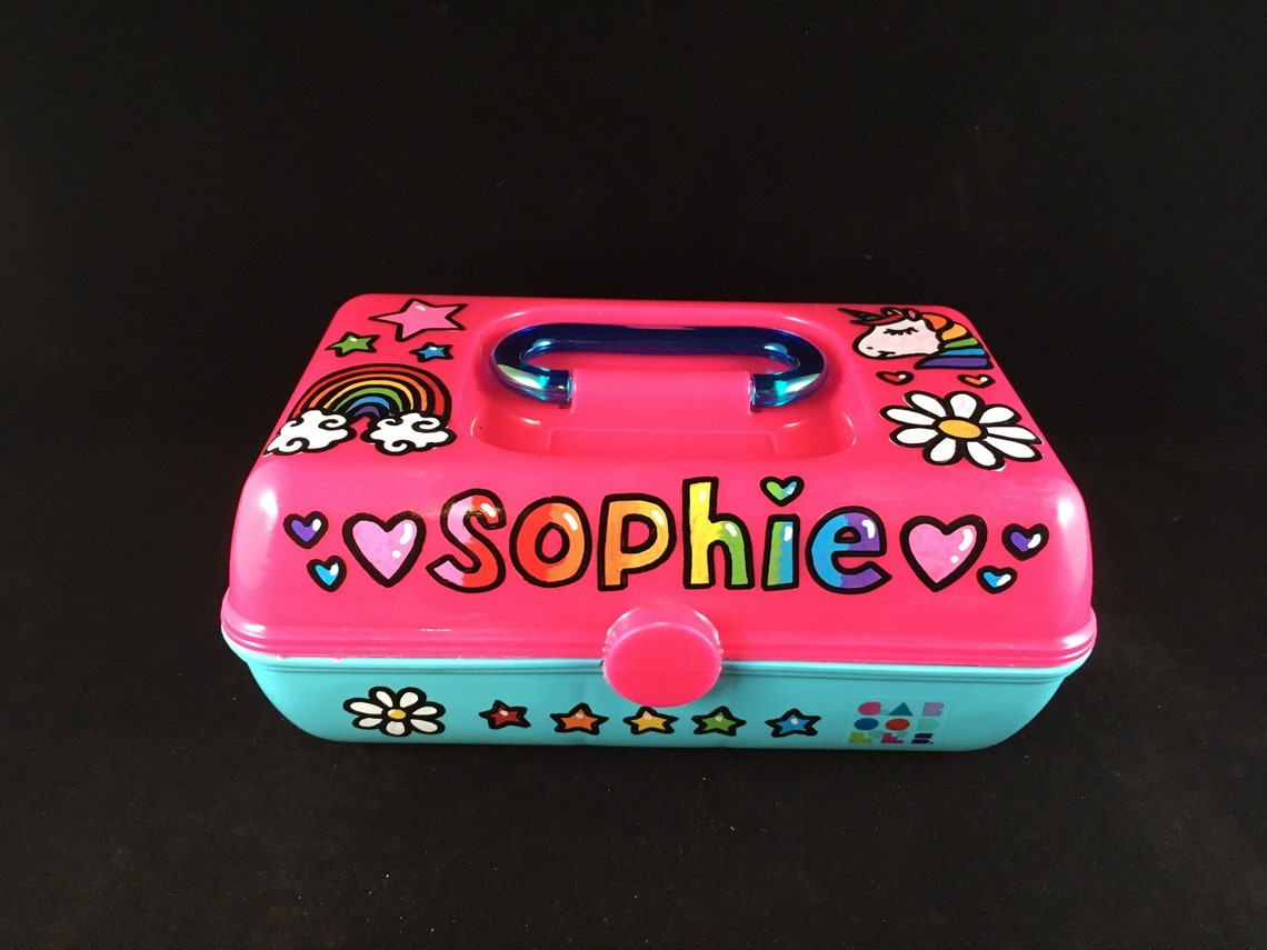 CUSTOM Personalized Petite Caboodle - Etsy