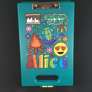 Handpainted Personalized Clipboard Case, Clipboard Case, Clipcase for ...