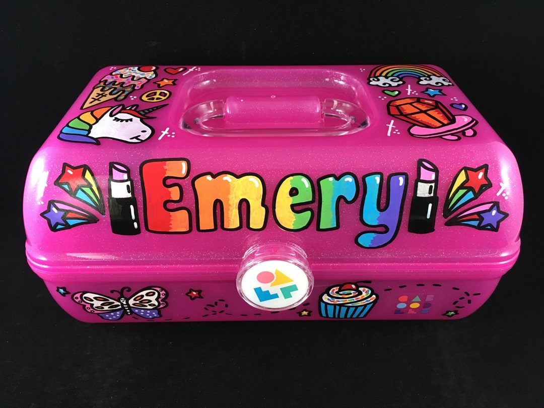 Custom Hand-painted Caboodle: Personalized Cosmetic Organizer - Etsy