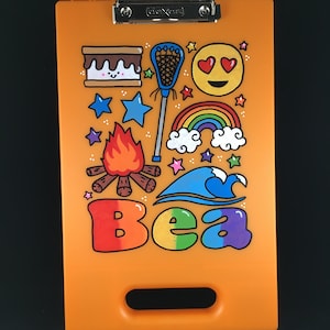 Handpainted Personalized Clipboard Case, Clipboard Case, Clipcase for ...