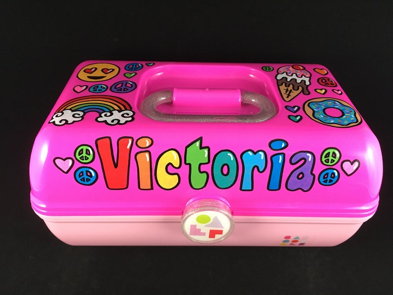 Hand-painted Personalized Caboodle Personalized Caboodles - Etsy