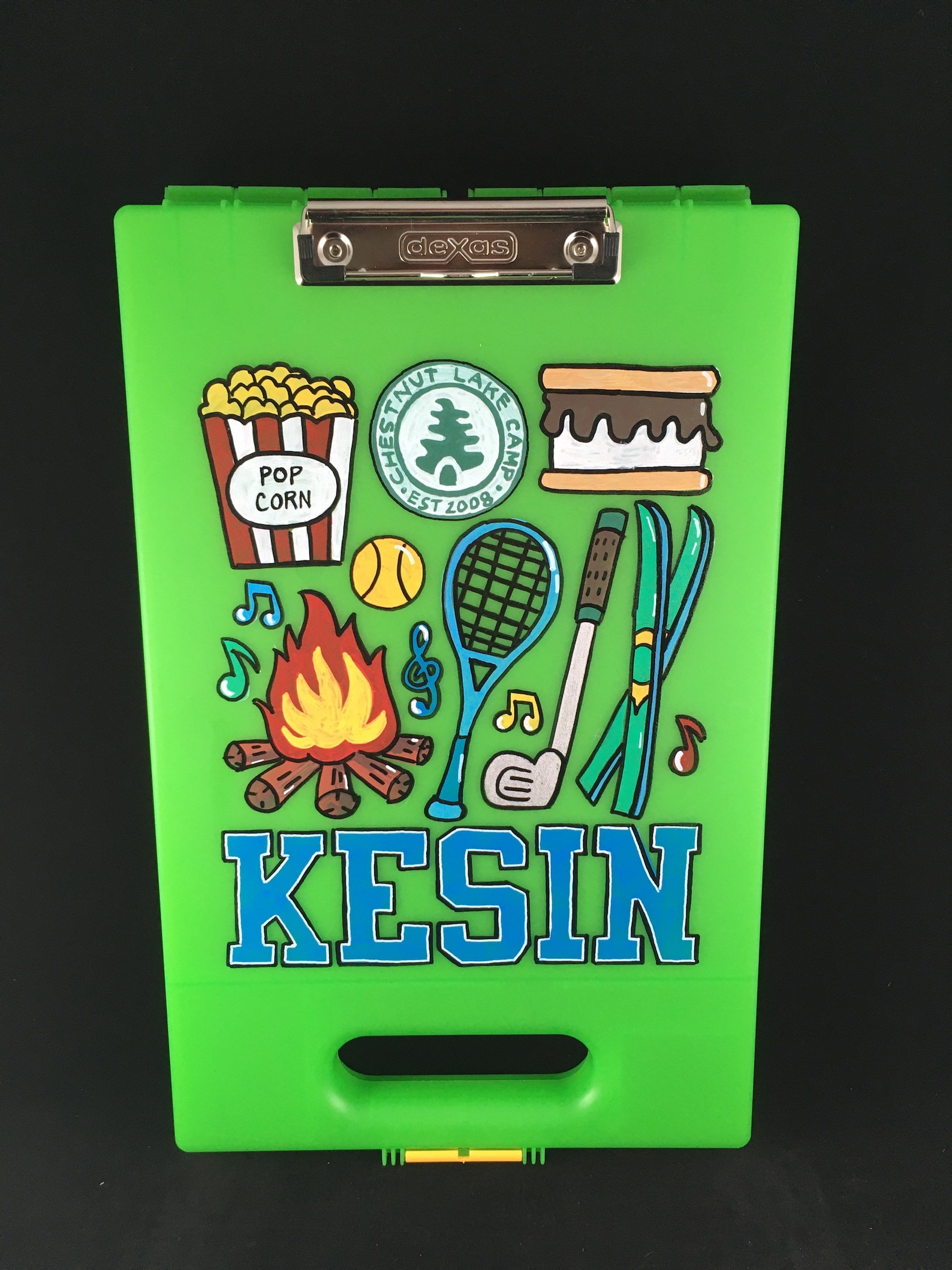 Handpainted Personalized Clipboard Case Clipboard Case - Etsy