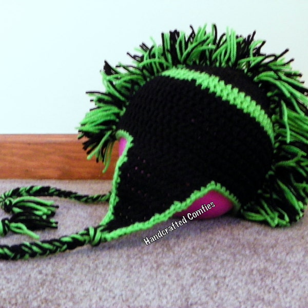 Crochet Mohawk Hat - Etsy