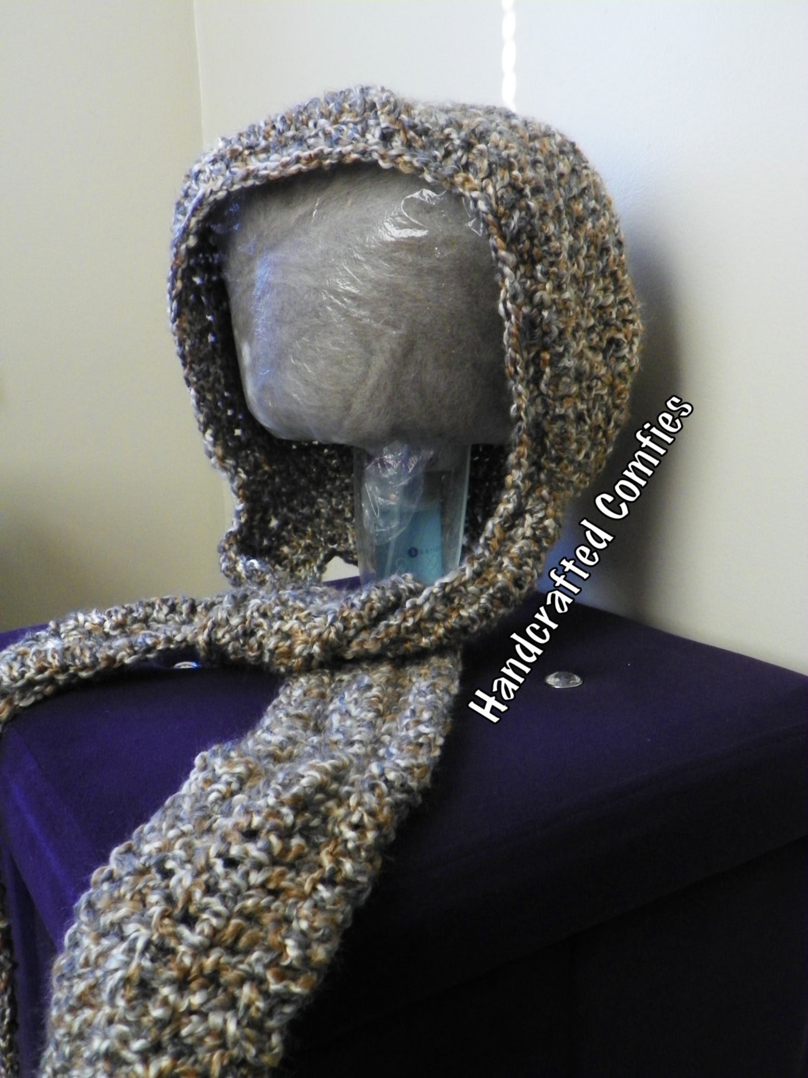 Homespun Hooded Scarf - Etsy