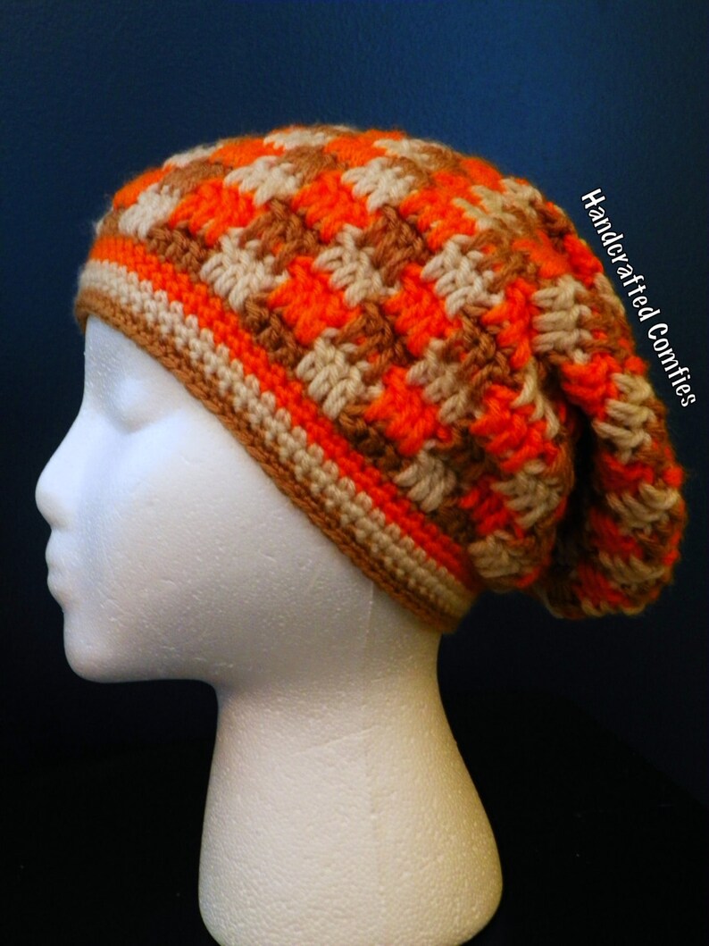 Checkered Slouch Hat - Etsy
