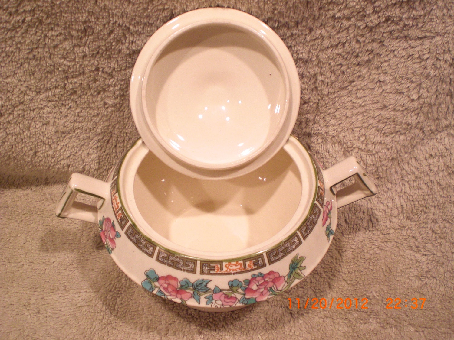 Vintage Myott Fine Staffordshire Ware Dynasty Pattern Sugar Bowl - Etsy