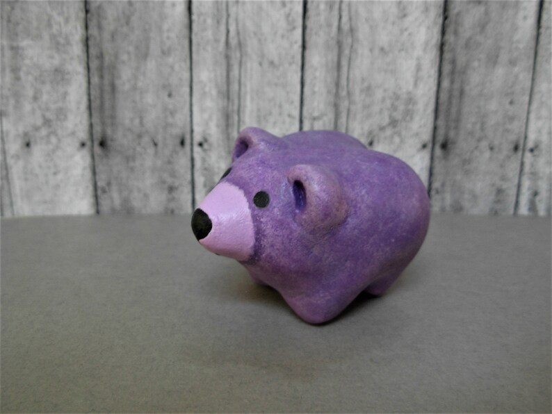 Plumly the Very Fat Purple Furry Looking Big Art Bear - Etsy