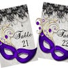 Wedding Masquerade Table Numbers 1-24, Wedding Table Numbers ...
