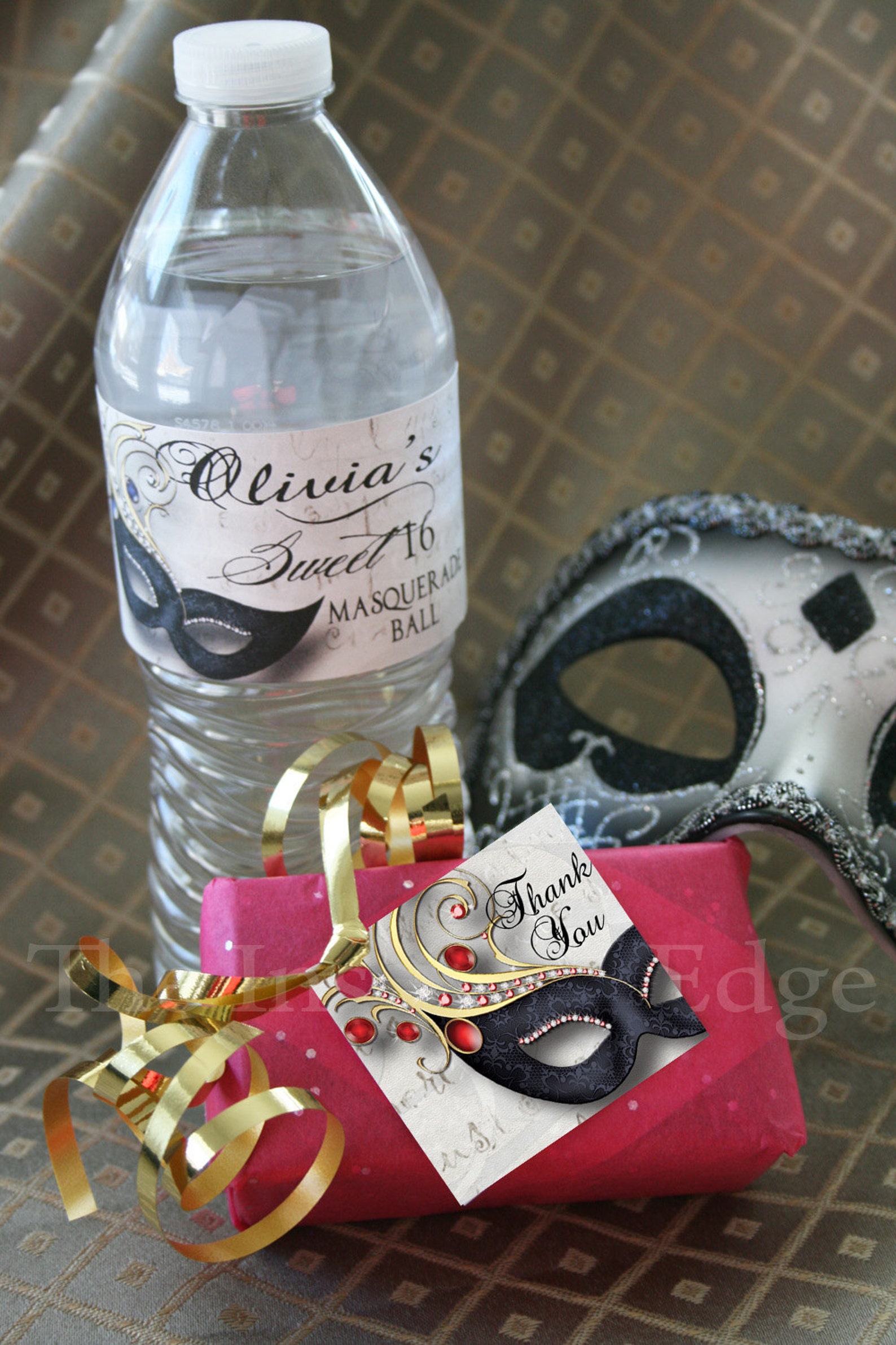 50th Birthday Masquerade Party Thank You Tags Thank You - Etsy