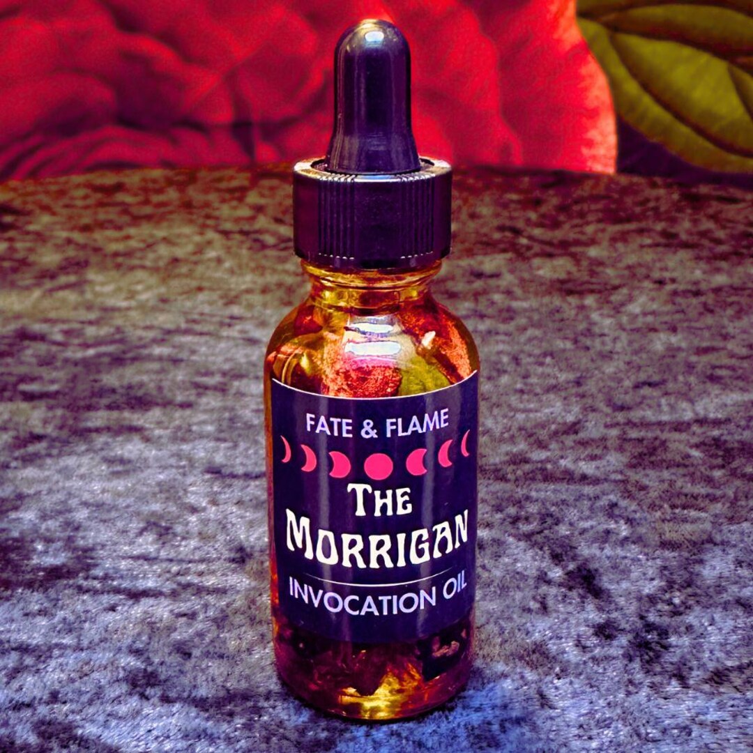 Morrigan Ritual Oil | War Goddess Invocation, Justice, Strength - Etsy