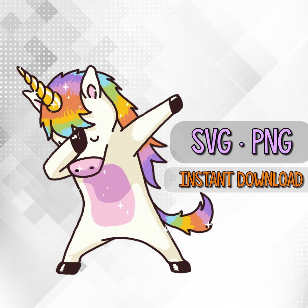 Sale Dabbing Unicorn SVG Cut File SVG PNG Cricut - Etsy