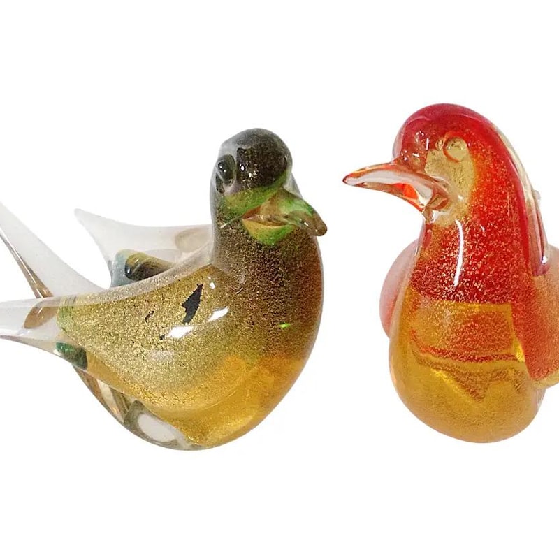 Barbini Glass Bird - Etsy