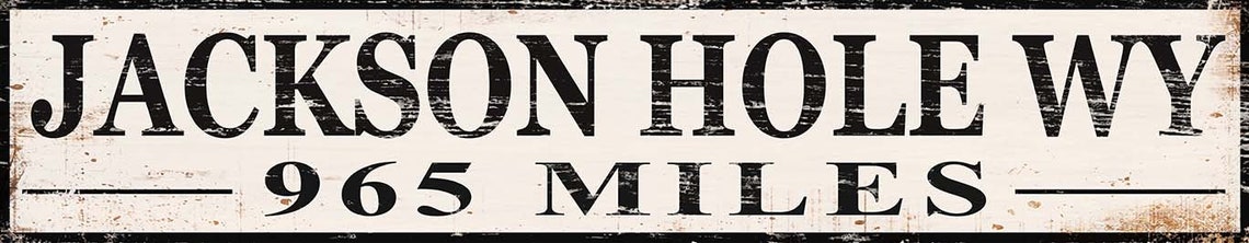 Customized City State and Miles to Destination Sign Print | Etsy