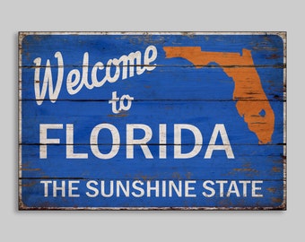 Wooden Florida Home Signs - Etsy