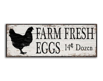 Fresh Eggs Sign - Etsy