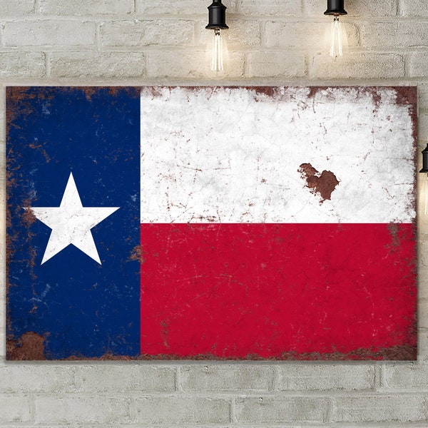 Rustic Texas Flag - Etsy
