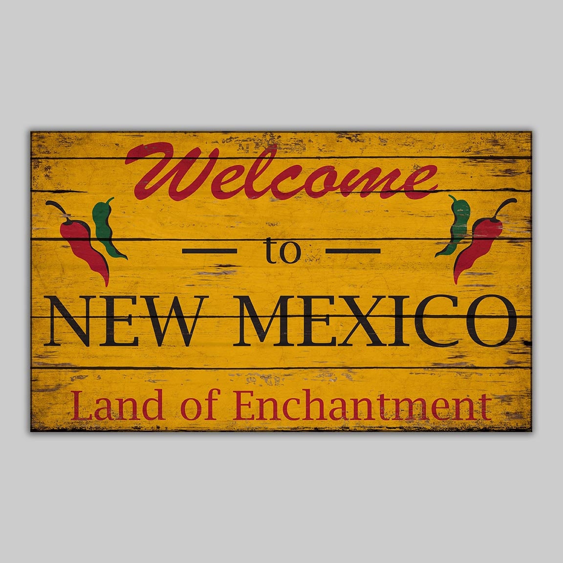 New Mexico Welcome Sign Wood Sign Signage Wooden State Home - Etsy