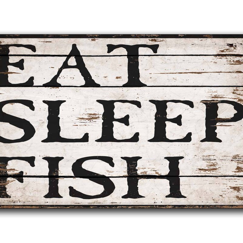 Eat Sleep Fish - Etsy