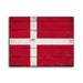 Denmark Wood Flag Dane Flags Danish Rustic Flags Wooden Handmade State ...