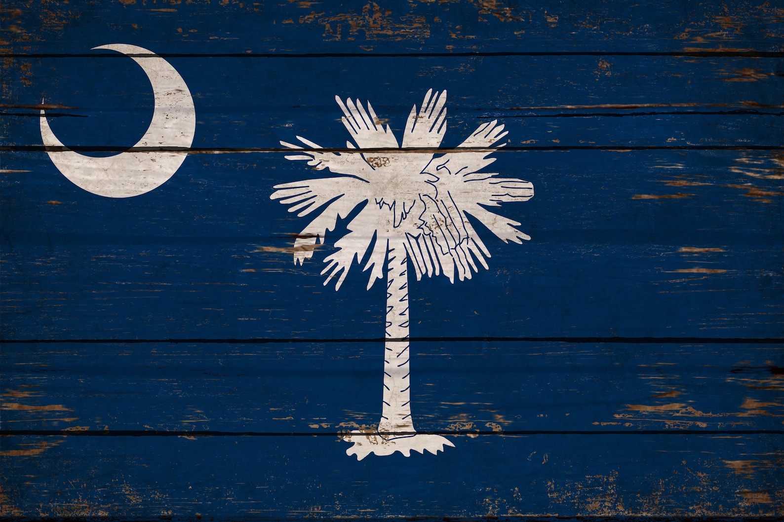 South Carolina Wood Flag Flags Rustic Flags Wooden Sign the - Etsy