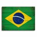Brazil Wooden Flag Sign Print on Wooden Sign Decor Brasil Wall Decor ...