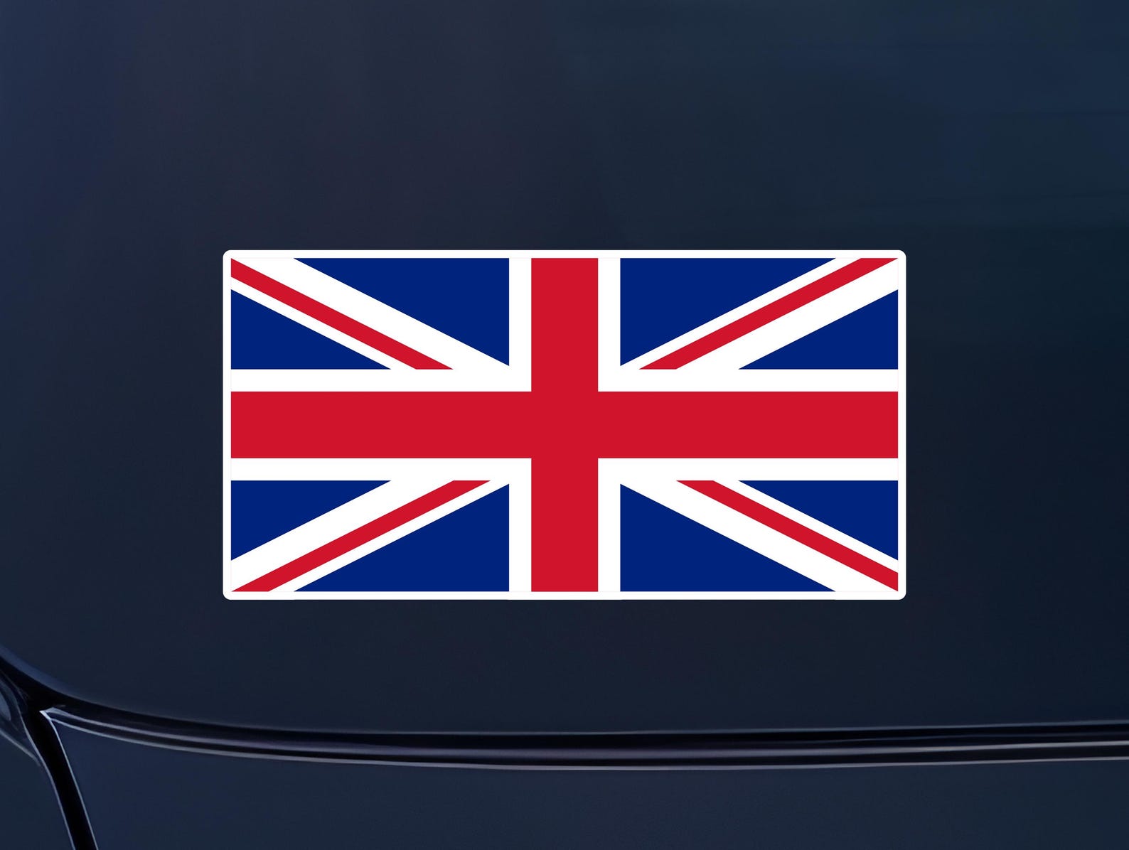 Great Britain Flag Sticker Flags Word Art Printed Vinyl Decal Decals ...