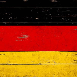 Germany Wood Flag Sign German Flags Wooden Federal Republic of Germany ...