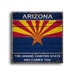 Arizona Welcome Sign States Print Wooden Plaque Handmade Decor Wall Art ...